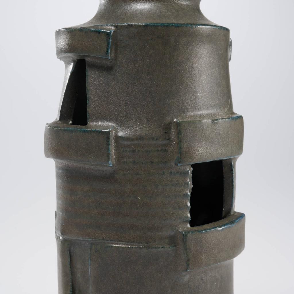 Matthew Yanchuk Mayware Ceramics Brooklyn Charcoal Gray Industrial Vase ...