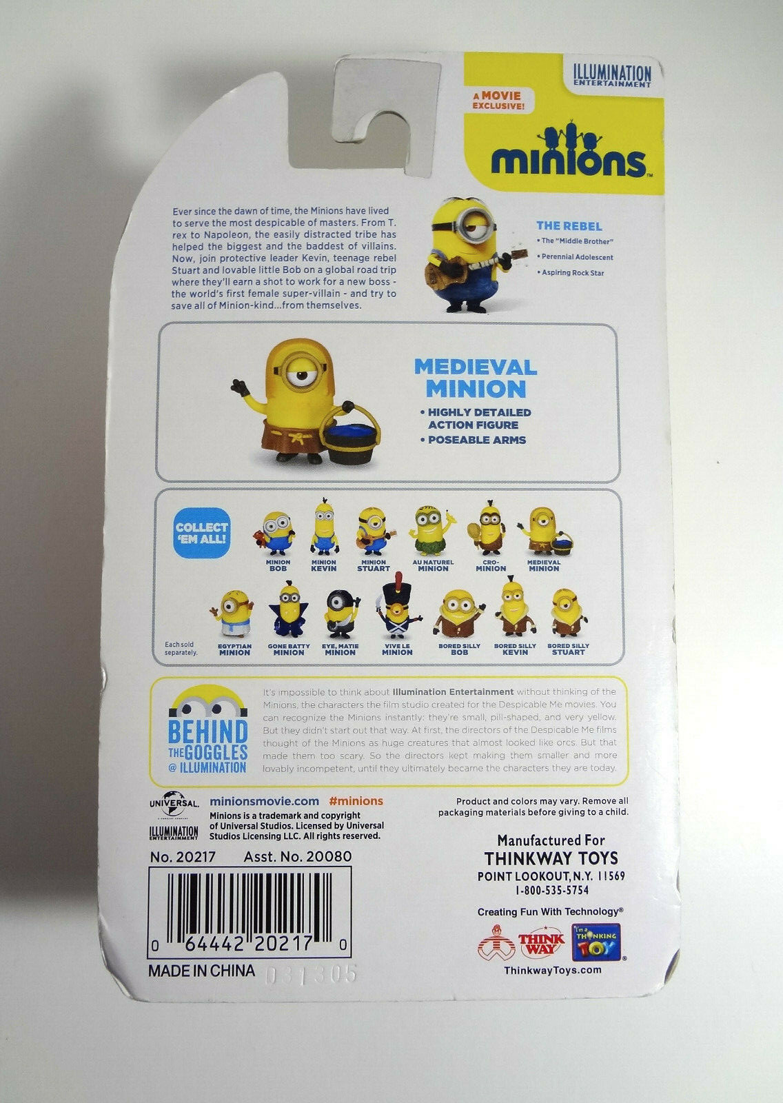 Minions Medieval Movie Exclusive Poseable Character Toy Minion Figure ...