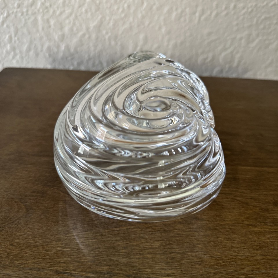 Mikasa Clearwater Crystal Wave Germany Candy Dish 7 1/2 “with Original ...