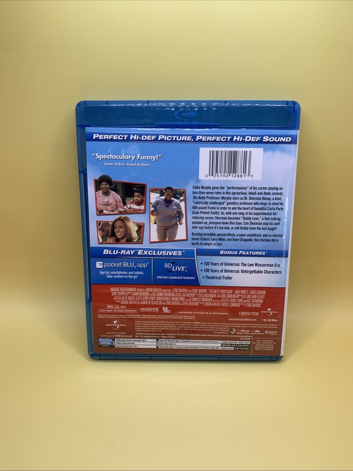 The Nutty Professor (Blu-ray, 2012) | eBay