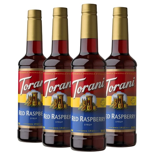 Torani Syrup, Red Raspberry, 25.4 Ounces (Pack of 4) Fl Oz | eBay
