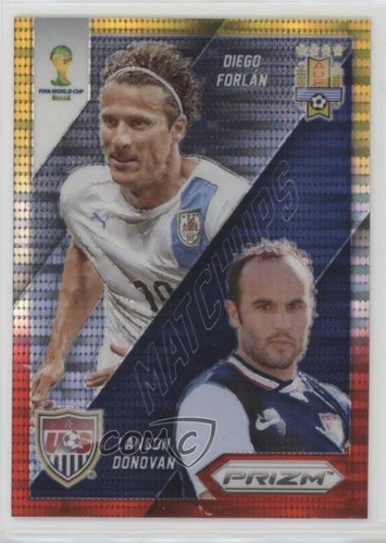 2014 Prizm World Cup Matchups Yellow & Red Pulsar vs Diego Forlan ...