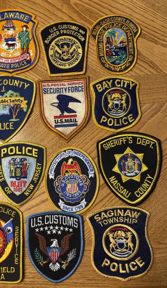 Police Patch Lot ~ 23 Law Enforcement Patches ~ Mix Of New & Used | eBay