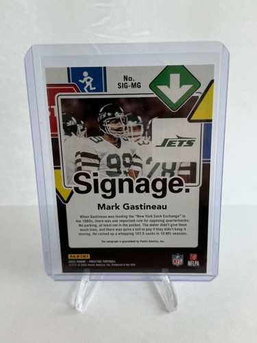 2022 Panini Prestige Signage Mark Gastineau Auto #SIG-MG | eBay