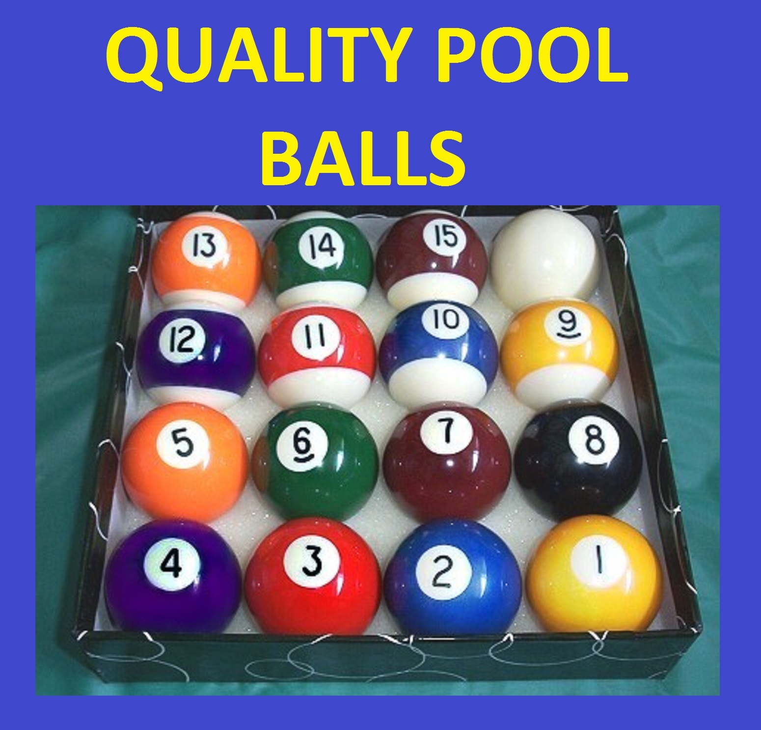 POOL BALLS ~~~ CRAZY Stocktake QUALITY BALLS RRP $99- | eBay Australia