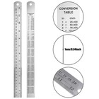 Pocket Ruler 6 Inch And 12 Inch Metal Rulers With Inch And Metric ...
