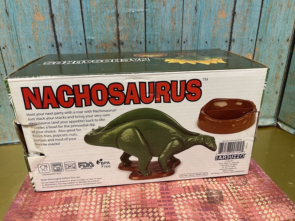 More Appetizing 💥 Funwares Nachosaurus Dip and Snack Dish Set | eBay