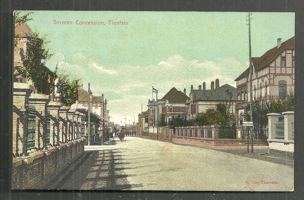 Tientsin Tianjin German Concession stamp overprint DEUTSCHE POST China ...