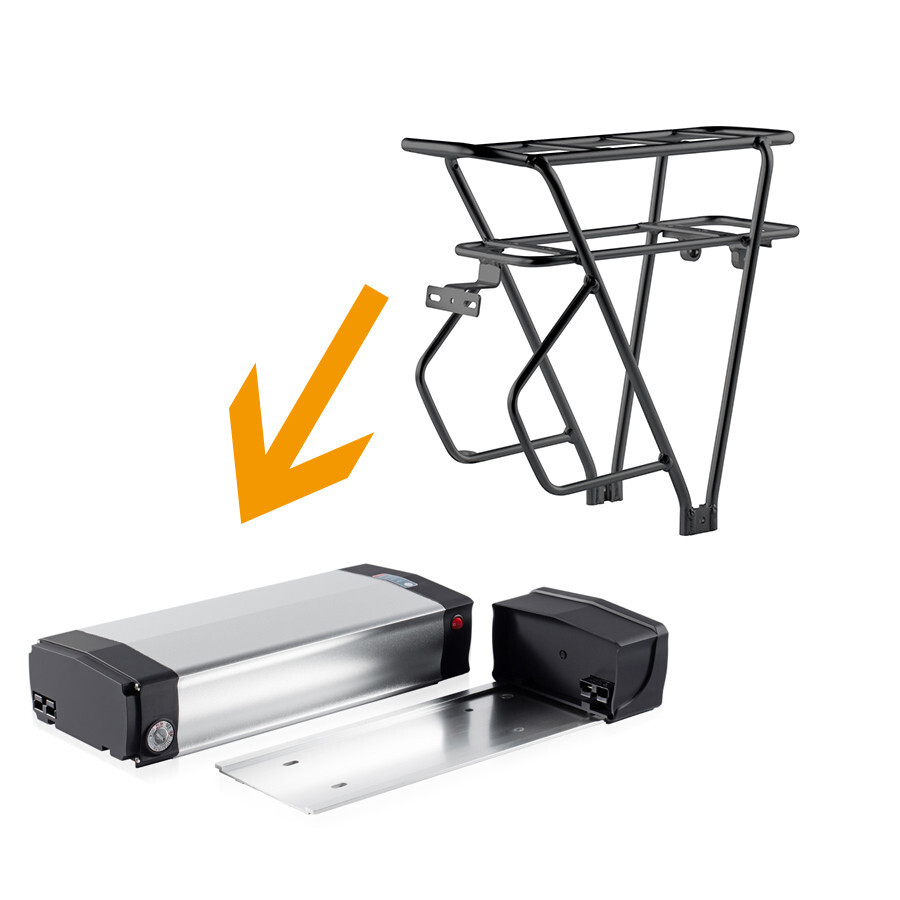 Electric Bicycle Rear Rack for YOSE POWER 48V 20.8Ah Ebike Battery ...