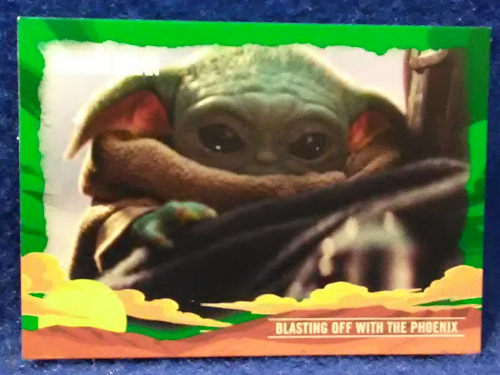2020 Topps Star Wars Journey Of The Child Baby Yoda Green Parallel #25 ...