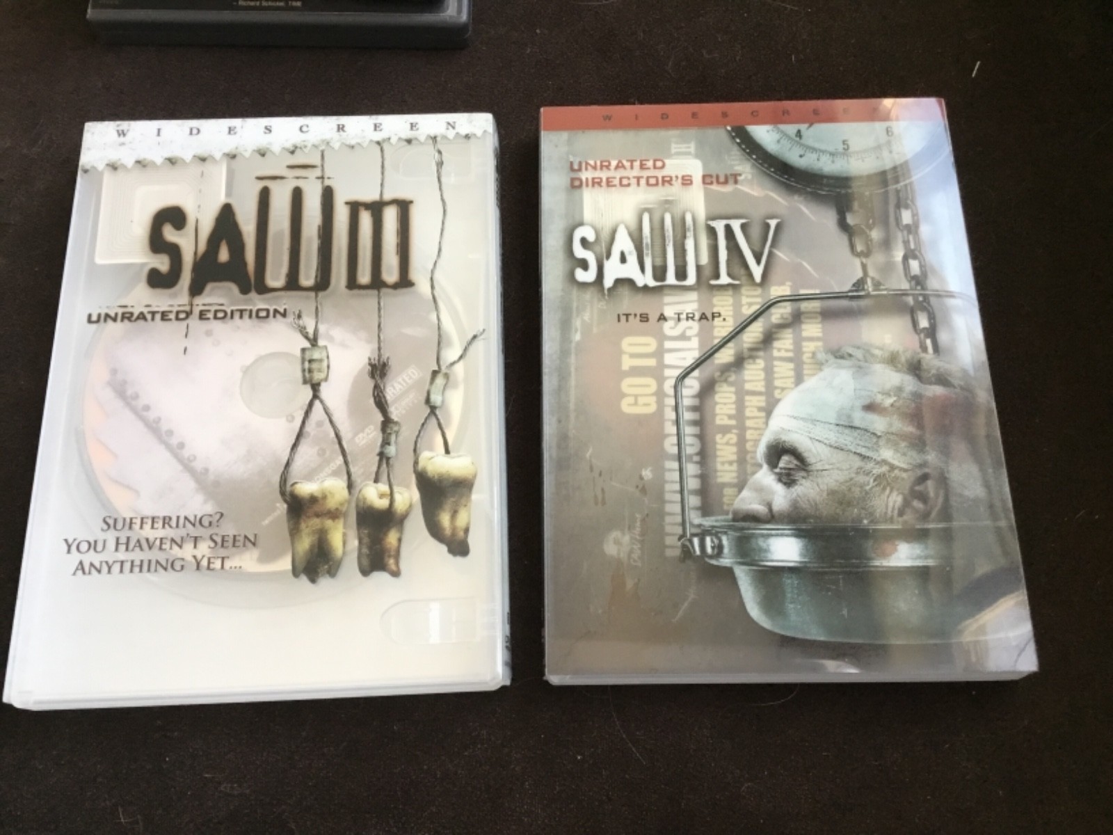Saw III (DVD) and Saw IV (DVD) save on shipping! 31398208099 | eBay