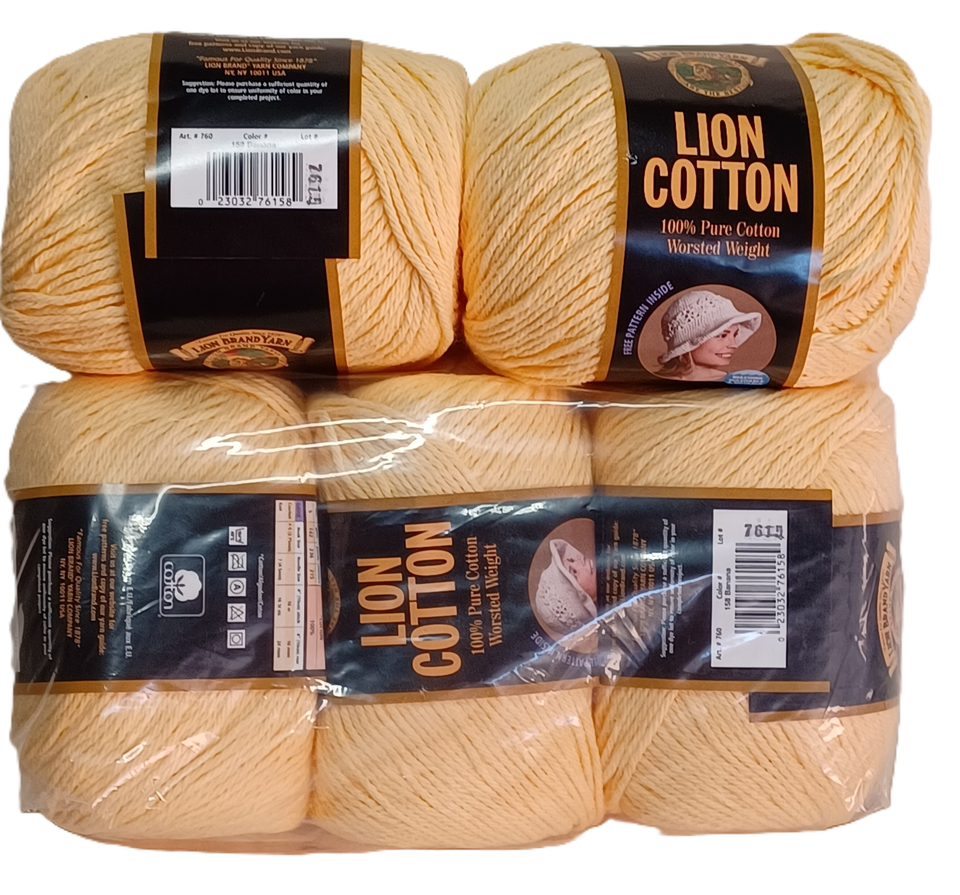 Lion Brand - Lion Cotton Yarn | eBay