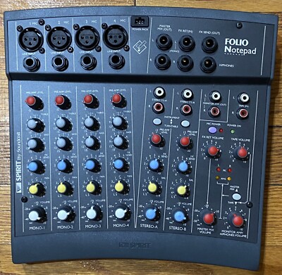 Vintage Spirit By SOUNDCRAFT RW5353 Folio Notepad Four Channel Mixer No ...