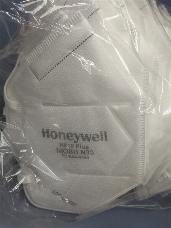 N95 Face Mask Honeywell H910 Plus NIOSH N-95 Respirator Smoke Mask ...