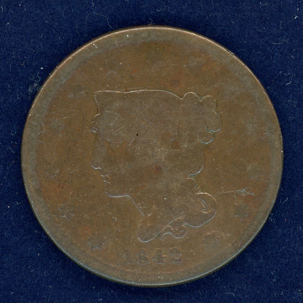 1842 USA One Cent Small Date C10 | eBay