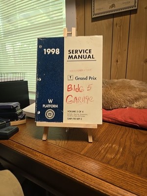 1998 Buick Grand Prix Service Shop Repair Manual Volume 2 Of 4 | eBay