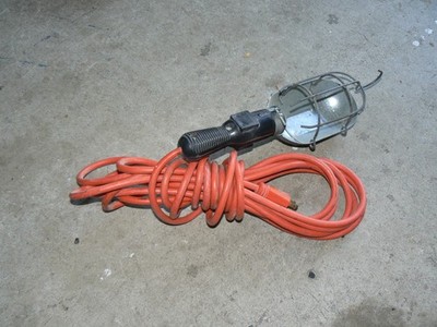 Heavy Duty Trouble Light, 25 Ft, Metal Cage. | eBay