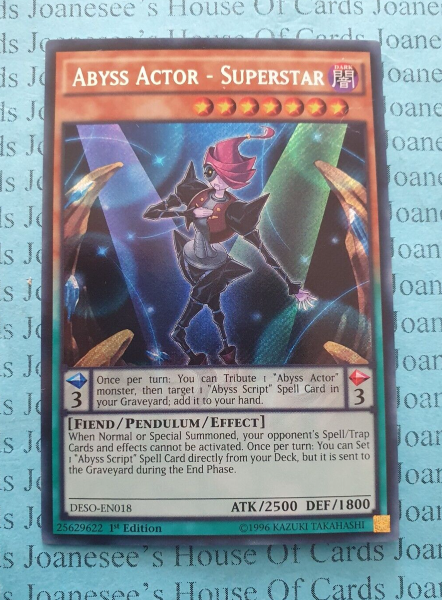 YU-GI-OH! - Abyss Actor - Superstar (DESO-EN018) - Destiny