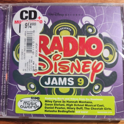 Radio Disney Jams 9 by Disney (CD DVD, Mar-2007) Miley Cyrus Weezer ...
