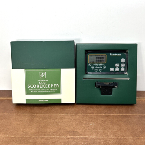 Brookstone, Two Player Golf Score Keeper, Handheld Travel Size, New | eBay