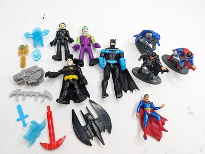 Fisher-Price Imaginext DC Super Friends Lot Batman Bruce Wayne Joker ...