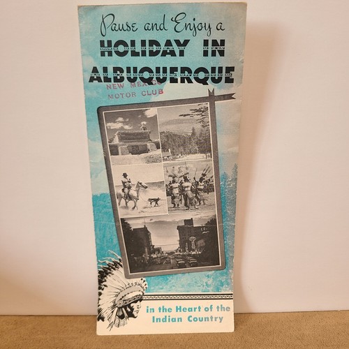 Vintage "Holiday in Albuquerque" Travel Brochure - late 1940s | eBay