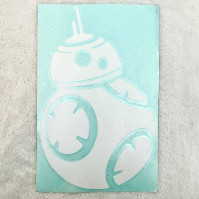 Star Wars BB-8 Droid 7" Vinyl Car Decal White | eBay