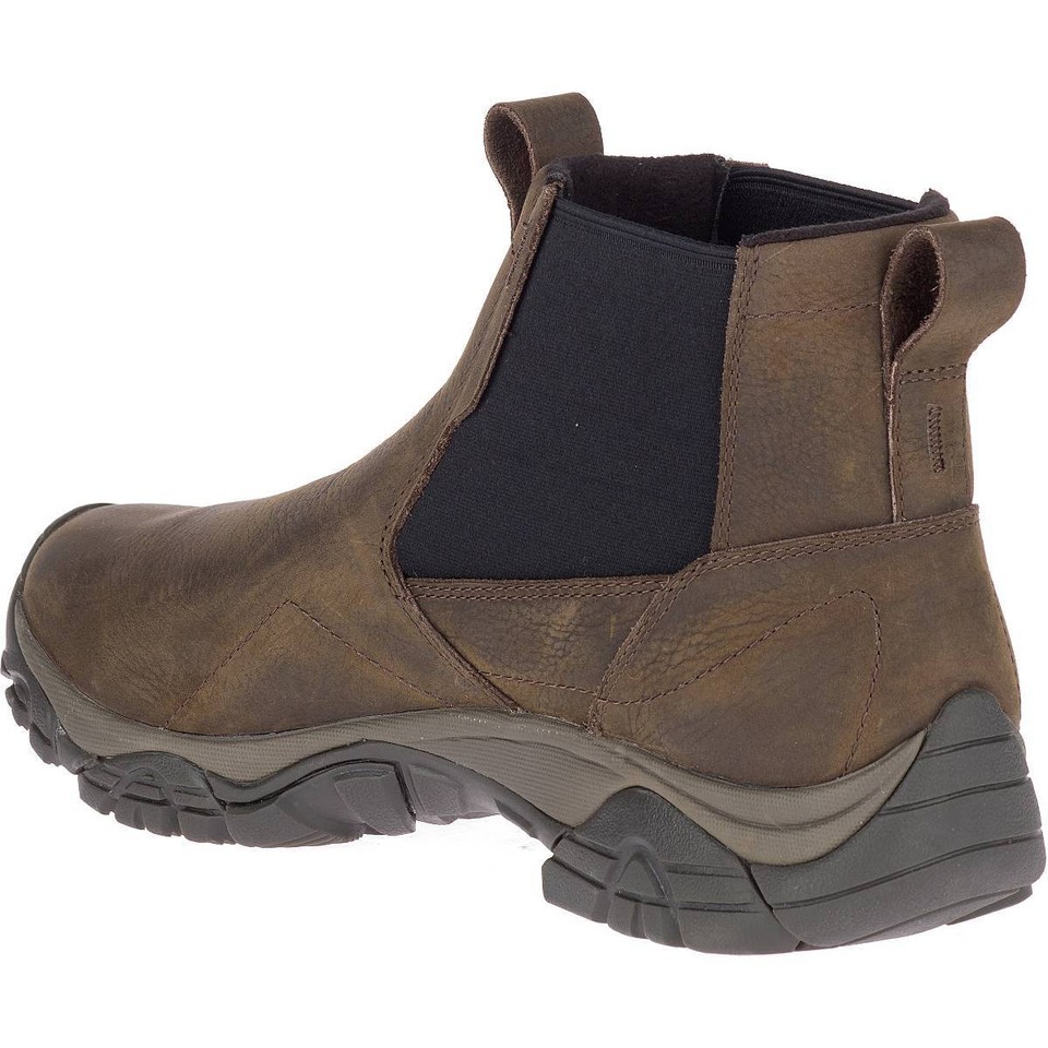 NEW Merrell J88453 MOAB ADVENTURE CHELSEA PLR WP Brown Waterproof Boots ...