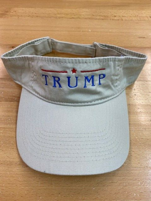 TRUMP EMBROIDERED VISOR, Light Tan/ Beach | eBay