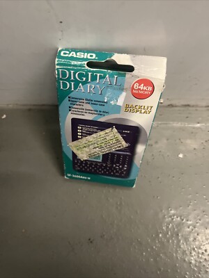 CASIO Electronic Digital Diary 128KB Memory Portable Retro Rare | SF ...