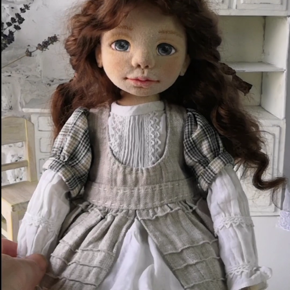 Handmade doll 14.56 in. OOAK Art doll Interior doll Boudoir doll ...