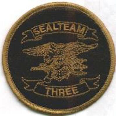 NAVY SEAL TEAM 3 EMBROIDERED SUBDUED SQUADRON MEMBERS TRIDENT PATCH | eBay