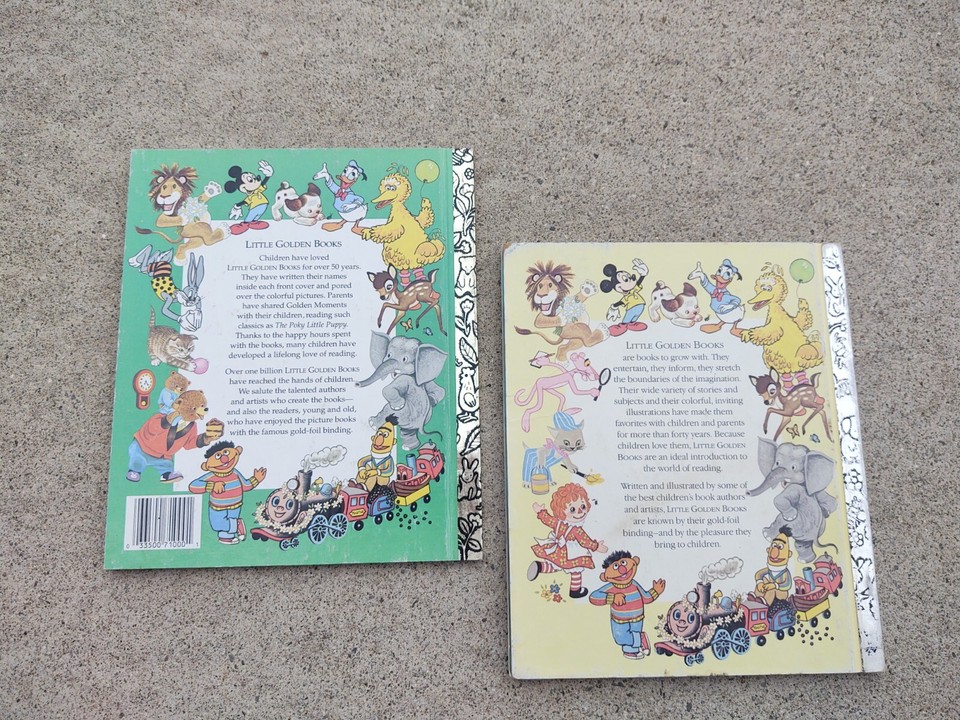 A Little Golden Book Frosty The Snowman & Fire Engine Book Set | eBay