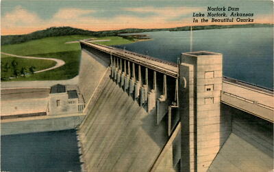 Norfork Dam Lake Norfork Arkansas Ozarks resort area US Highway 62 ...