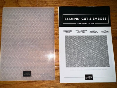 Stampin Up! Beautiful COASTAL WEAVE 3D Embossing Folder ~ Tropical ...
