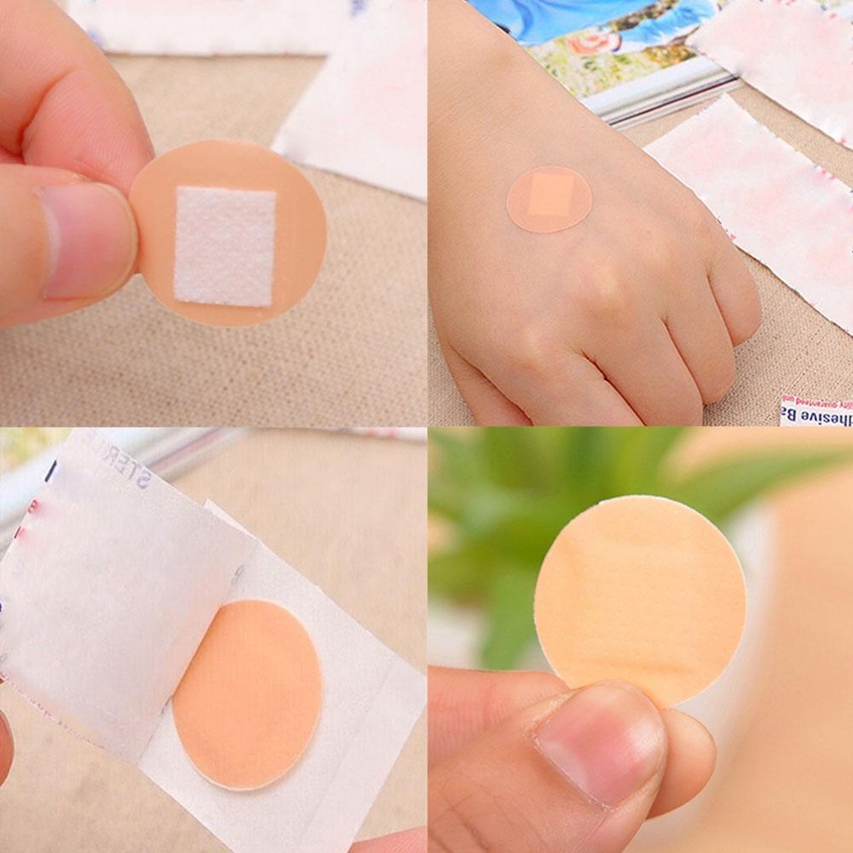 Round Band Aid Waterproof Breathable Bandage Adhesive Wholesale Lot B7 ...