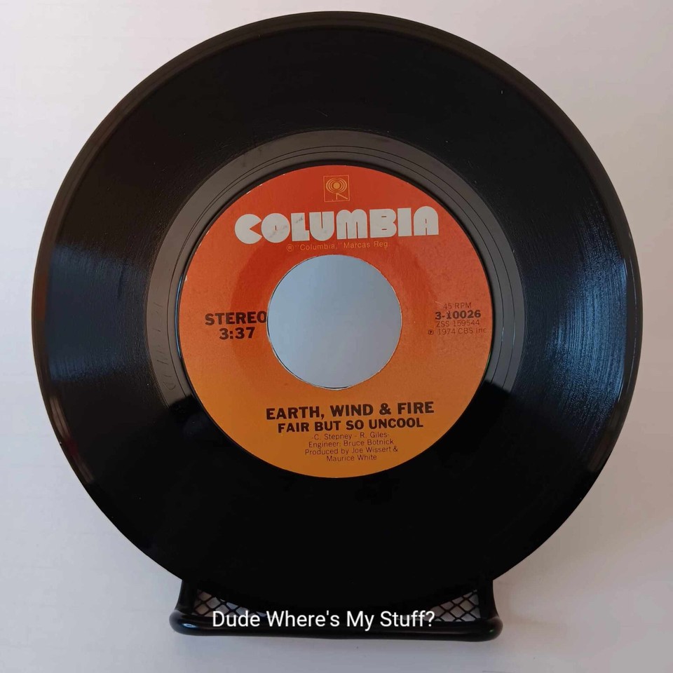EARTH, WIND & FIRE - DEVOTION - FAIR BUT UNCOOL - VINYL - 45 RPM - 1974 ...