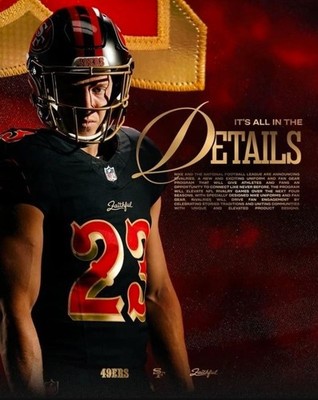 San Francisco 49ers New Rivalry Jersey NFL Football 2025 Poster | eBay UK