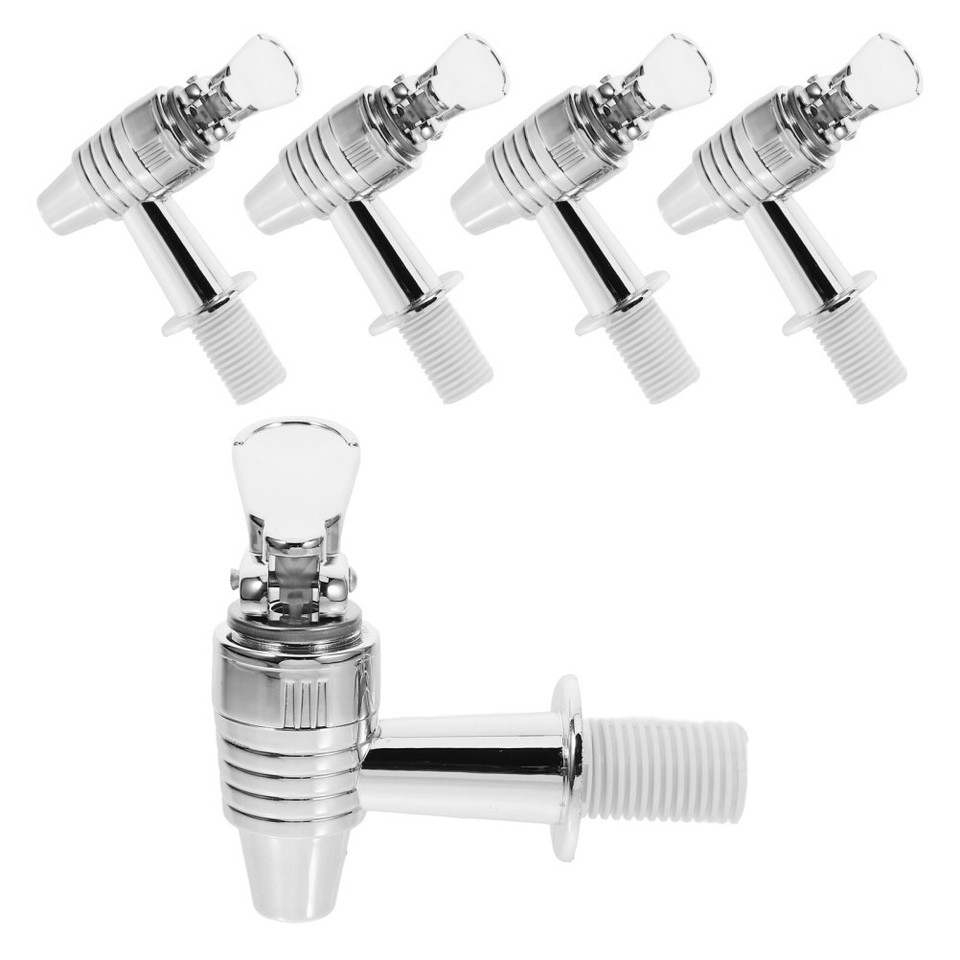 5 Pcs Plastic Water Jug Spigot Replacement Lever Pour Valve for Drink ...