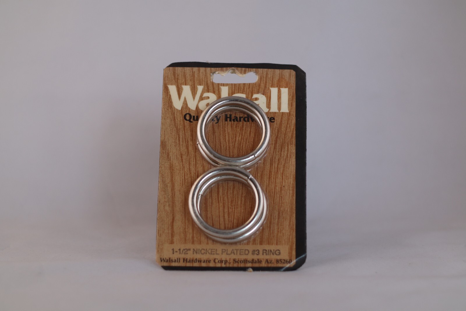 Walsall Horse Saddle Tack Hardware 1 1/2" Nickel Plated Ring PKG of 4 ...