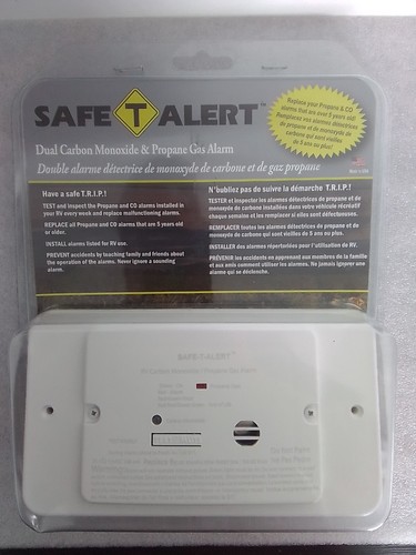 Safe-T-Alert RV Dual Carbon Monoxide Propane Gas Alarm Surface Mount 25 ...