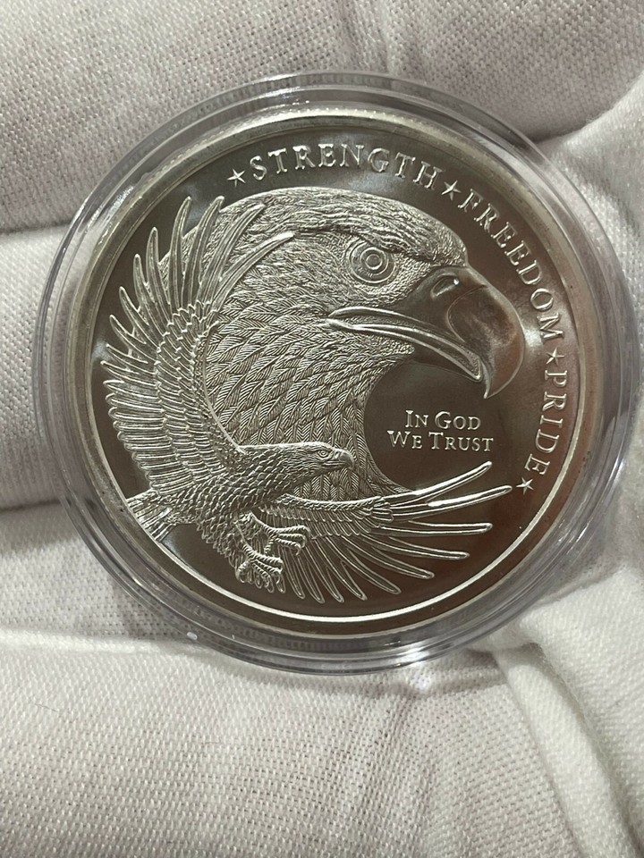ROLL OF 20 X 1 oz Double Eagle IN GOD WE TRUST .999 silver bullion MADE ...