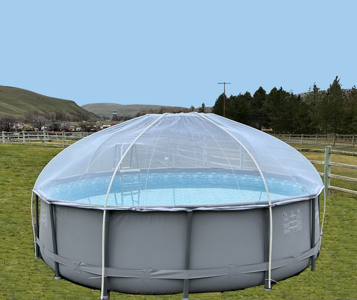 Above Ground Swimming Pools Domes Swim Time SolarPro XD3 Solar Dome