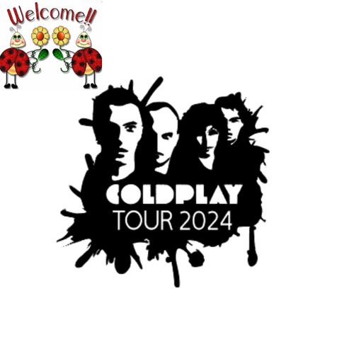 COLDPLAY LOGO TOUR 2024 AUSTRALIA IRON ON DECAL HEAT TRANFER | eBay