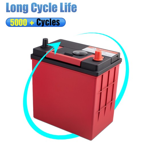 40B19L 12V 40Ah 800 CA Vehicle Battery Lithium Iron Phosphate Built-in ...