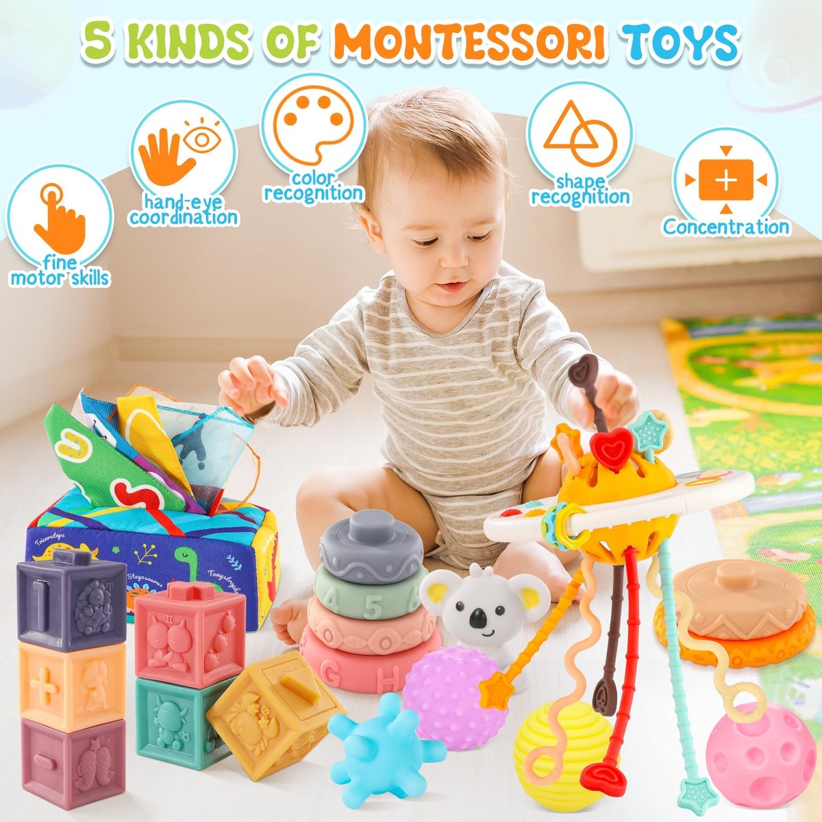 Montessori Spielzeug 8 Monate