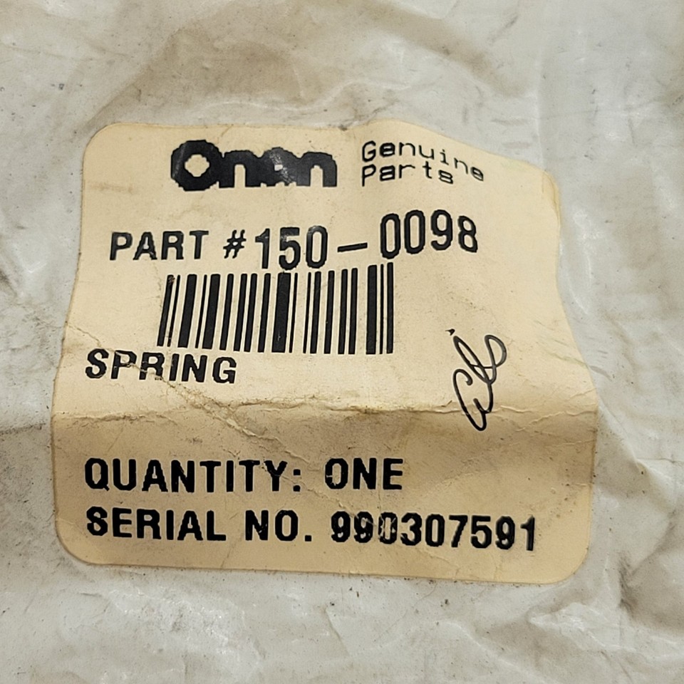 Onan 150-0098 Governor Spring 1500098 CCK/CCKA Spec A-J CCKB NHAV NHB ...