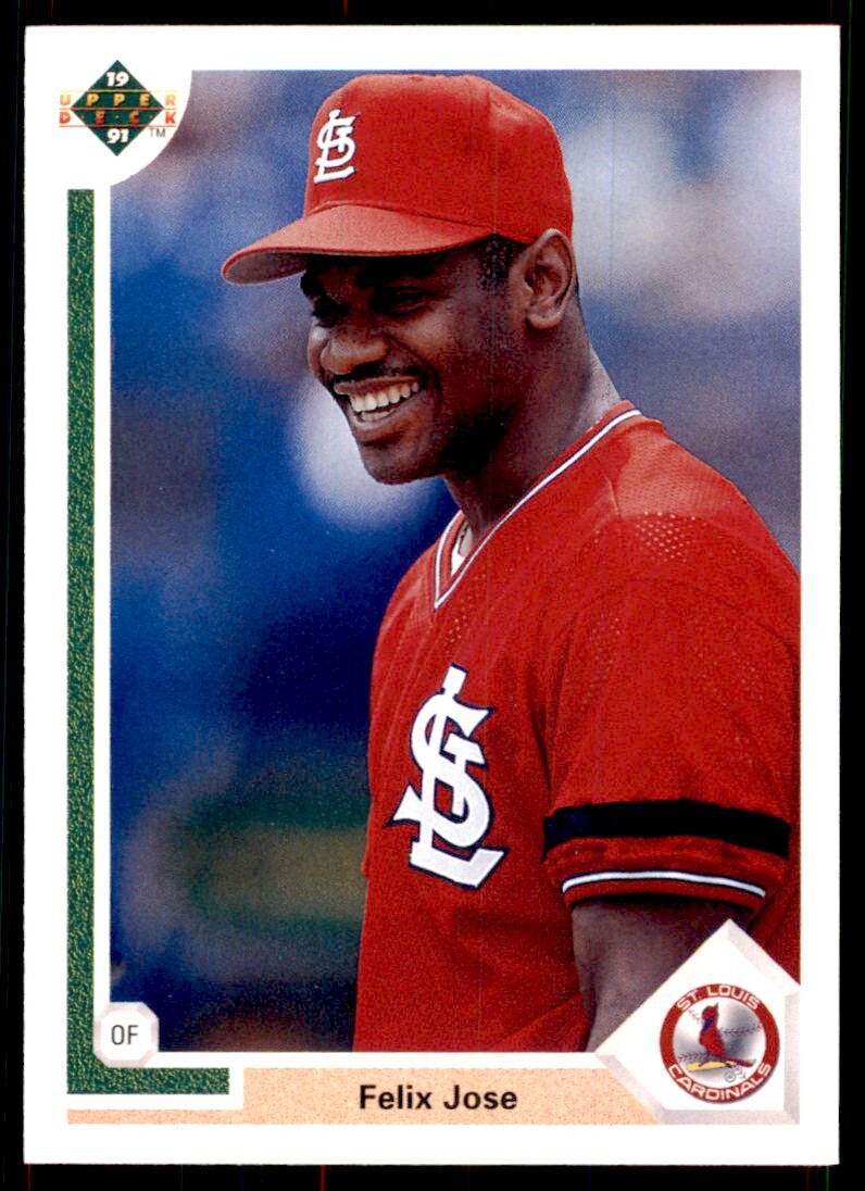 1991 Upper Deck Felix Jose Baseball Cards #387 | eBay
