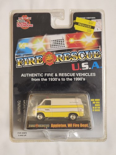 Racing Champion Fire & Rescue APPLETON WISCONSIN Fire Dept.1975 Chevy ...