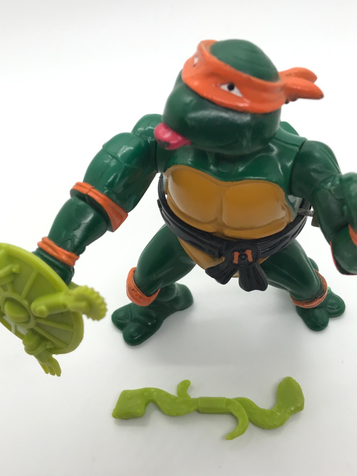Vintage TMNT WACKY ACTION MIKE - Ninja Turtles Figure - Spinning Arm | eBay